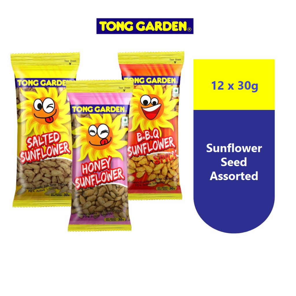 Tong Garden Sunflower Seeds - Assorted (30g x 12 Pcs) | Shopee Malaysia