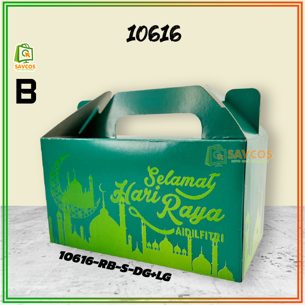 2024 Hari Raya Aidilfitri Gift Box Kotak Kuih Raya Packaging Gift Bag ...