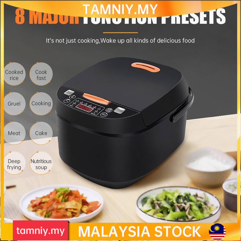 【Malaysia stock】5L Smart Rice cooker Multifunction Rice Cooker Non Stick Pot Periuk Nasi ...