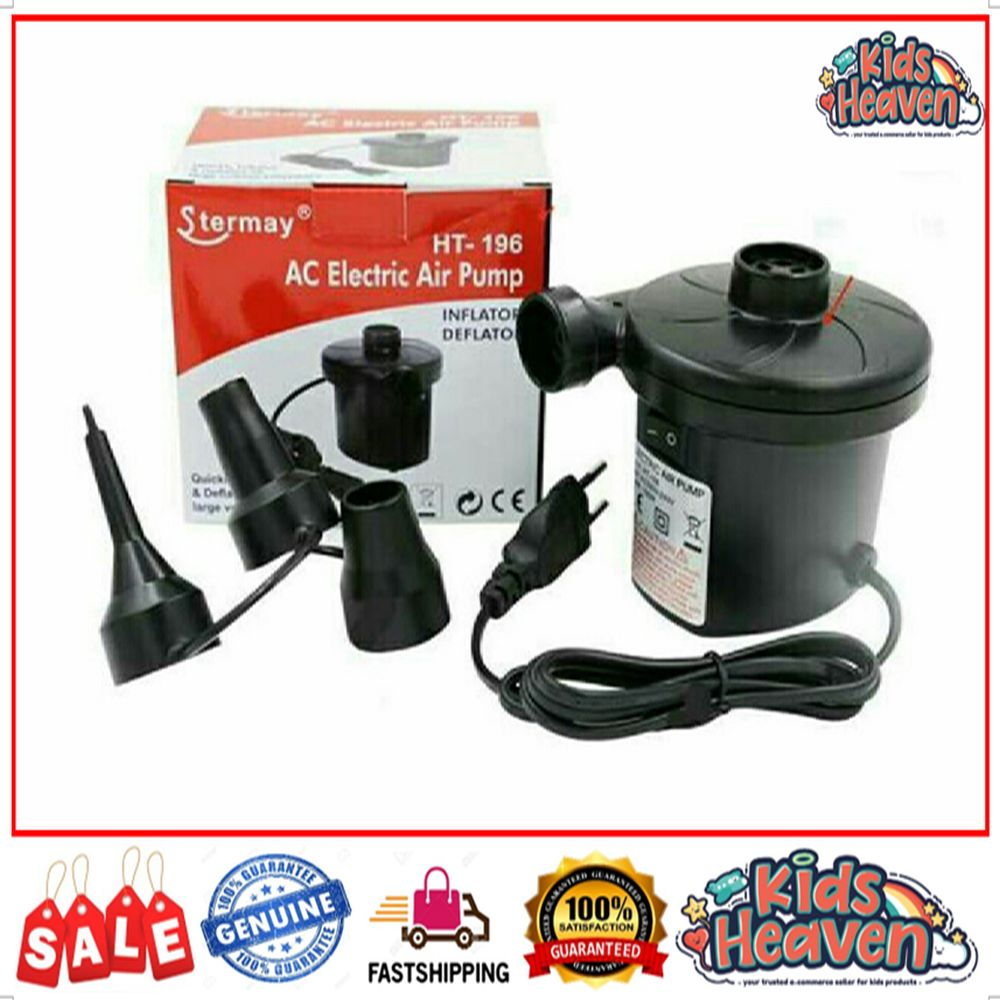 Stermay AC 230V Electric Air Pump Inflator / Deflator HT-196 Pump | Shopee Malaysia