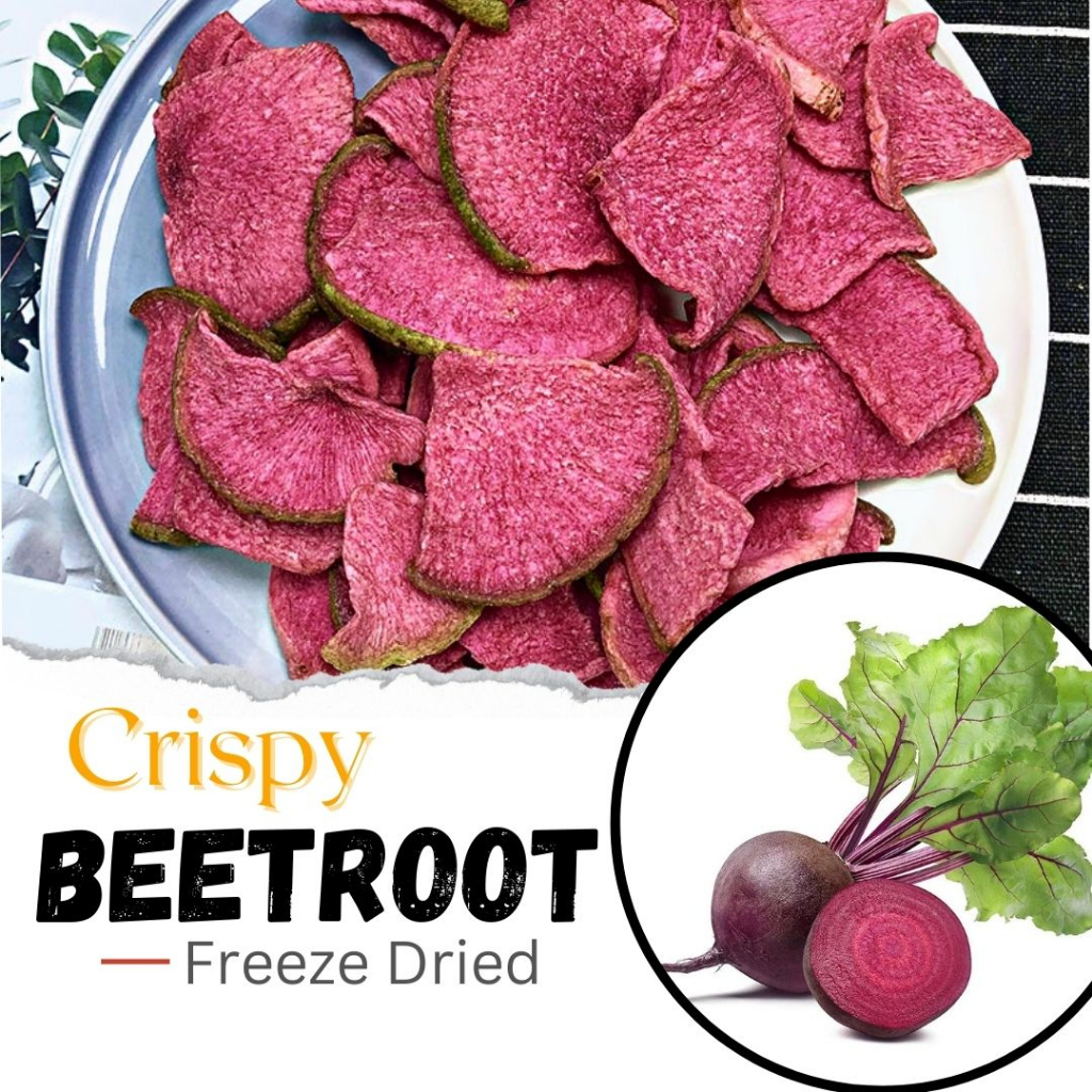 KEREPEK UBI BIT | BEETROOT CRISPY | FREEZE DRIED | Shopee Malaysia