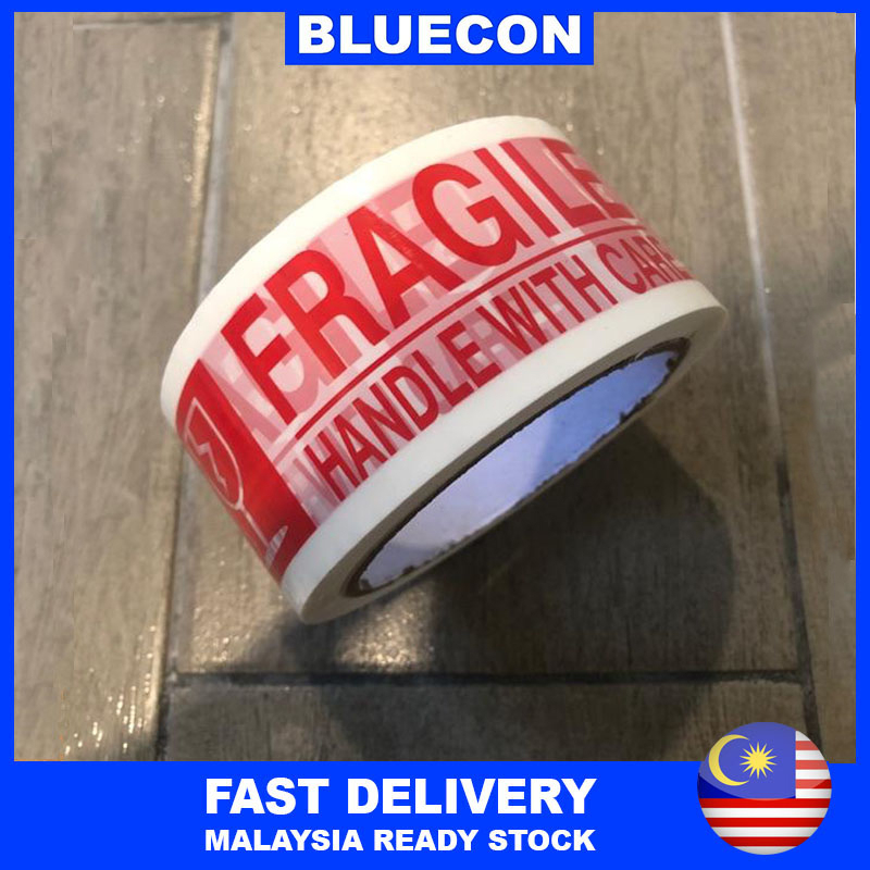 Fragile Tape / Fragile Opp Tape 45micro x 48mm x 160m Cellophane Tape ...