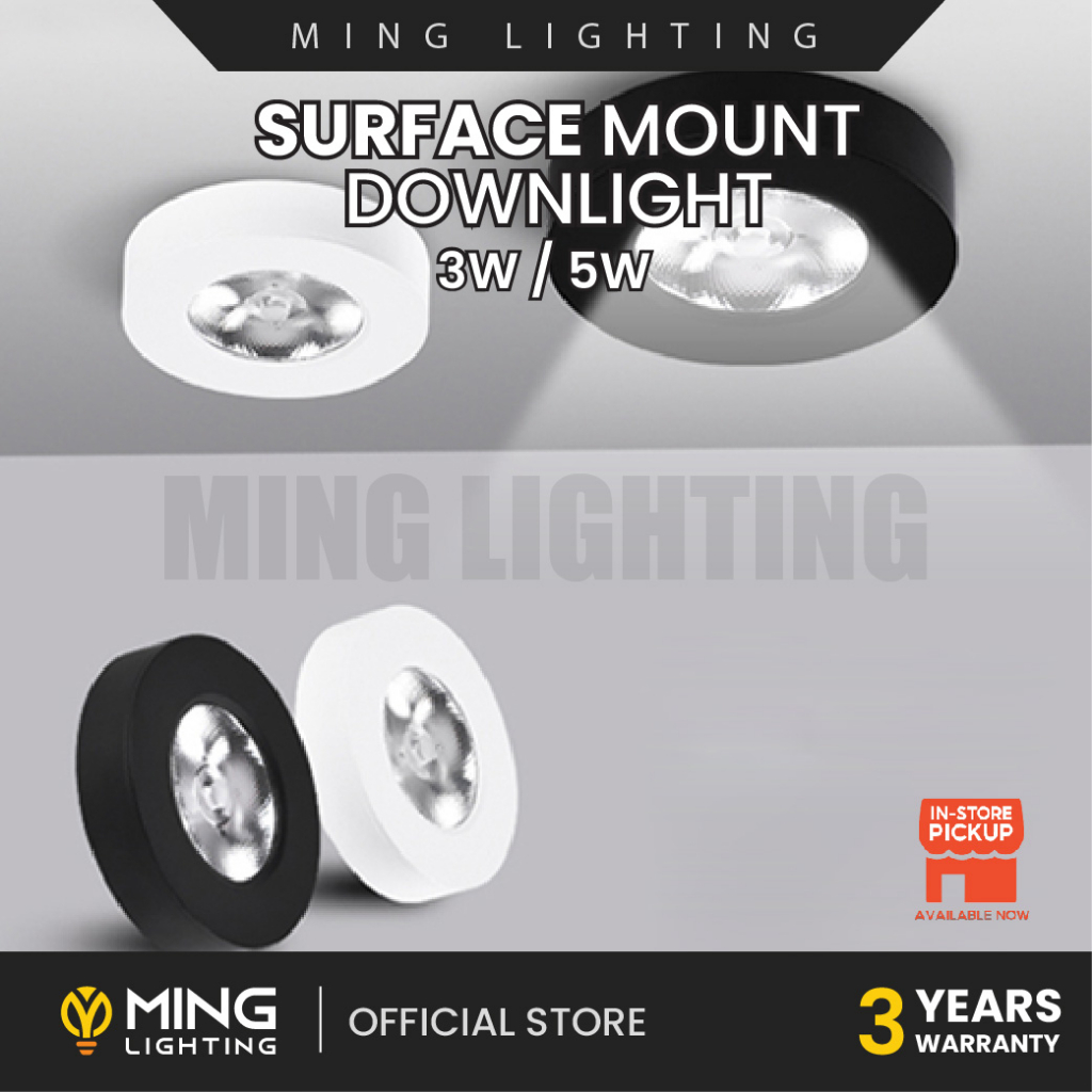 LED Surface Eyeball 3W 5W Downlight Black White Frame Round Down Light ...