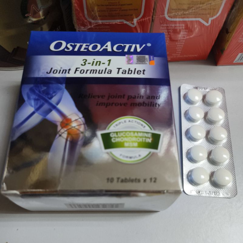 Osteoactiv 3-in-1 Joint Formula Tablet 120s OSTEOACTIVE 120'S E:12/25 ...