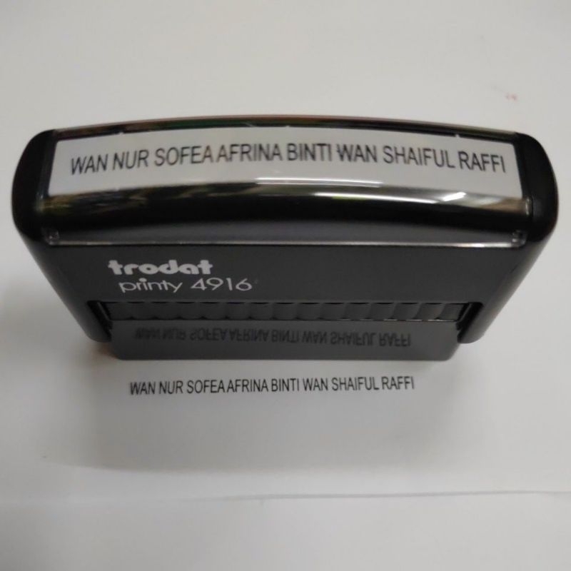 [RUBBER STAMP] COP NAMA - SELF INK [Saiz:10x70mm] | Shopee Malaysia