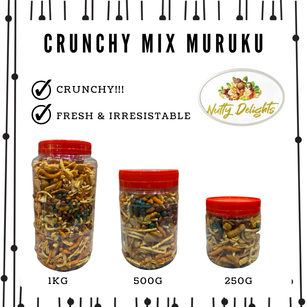 Nutty Delights Crunchy Mix Muruku Snack | Shopee Malaysia