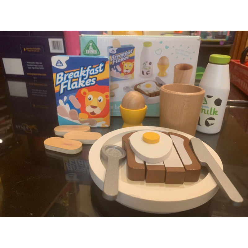 Early Learning Centre Wooden Breakfast Set (preloved) | Shopee Malaysia