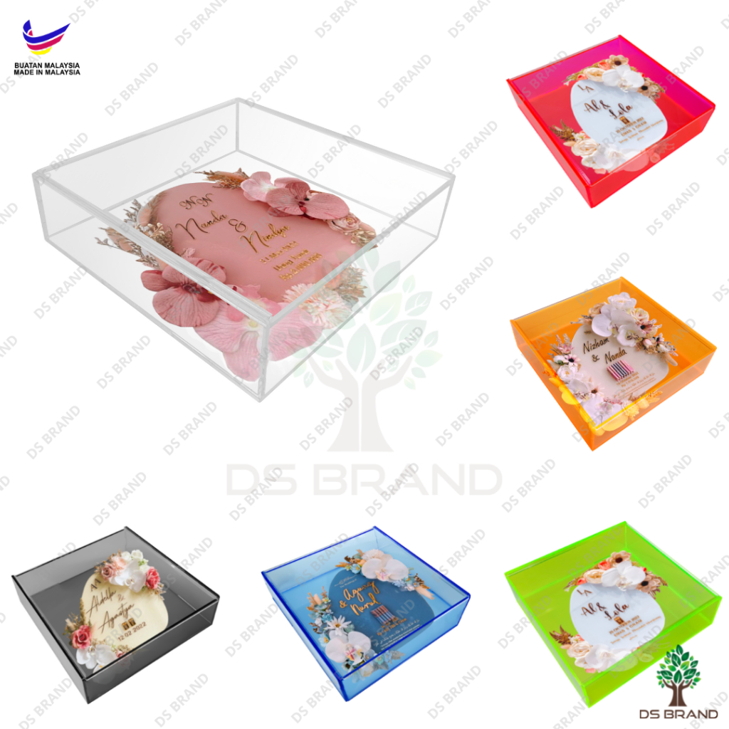 Kotak Akrilik / Acrylic Duit Hantaran Kahwin / Mas Kahwin / Akrilik ...
