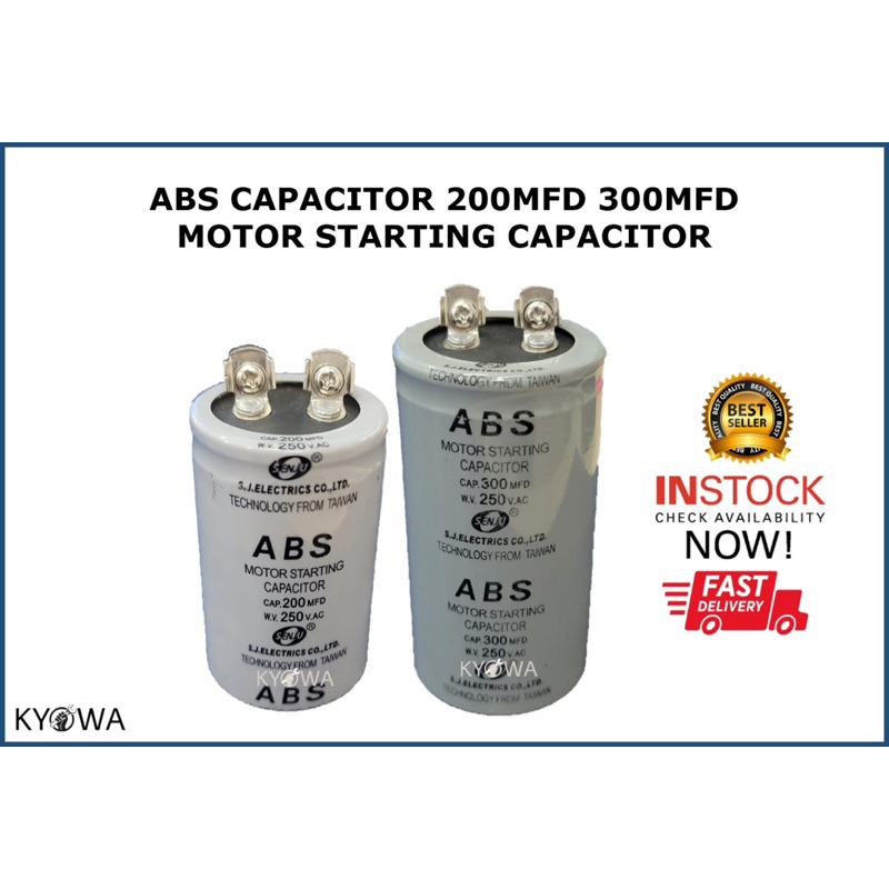 MOTOR STARTING CAPACITOR 150UF/200UF/250UF/300UF/350UF/400UF 250VAC ...