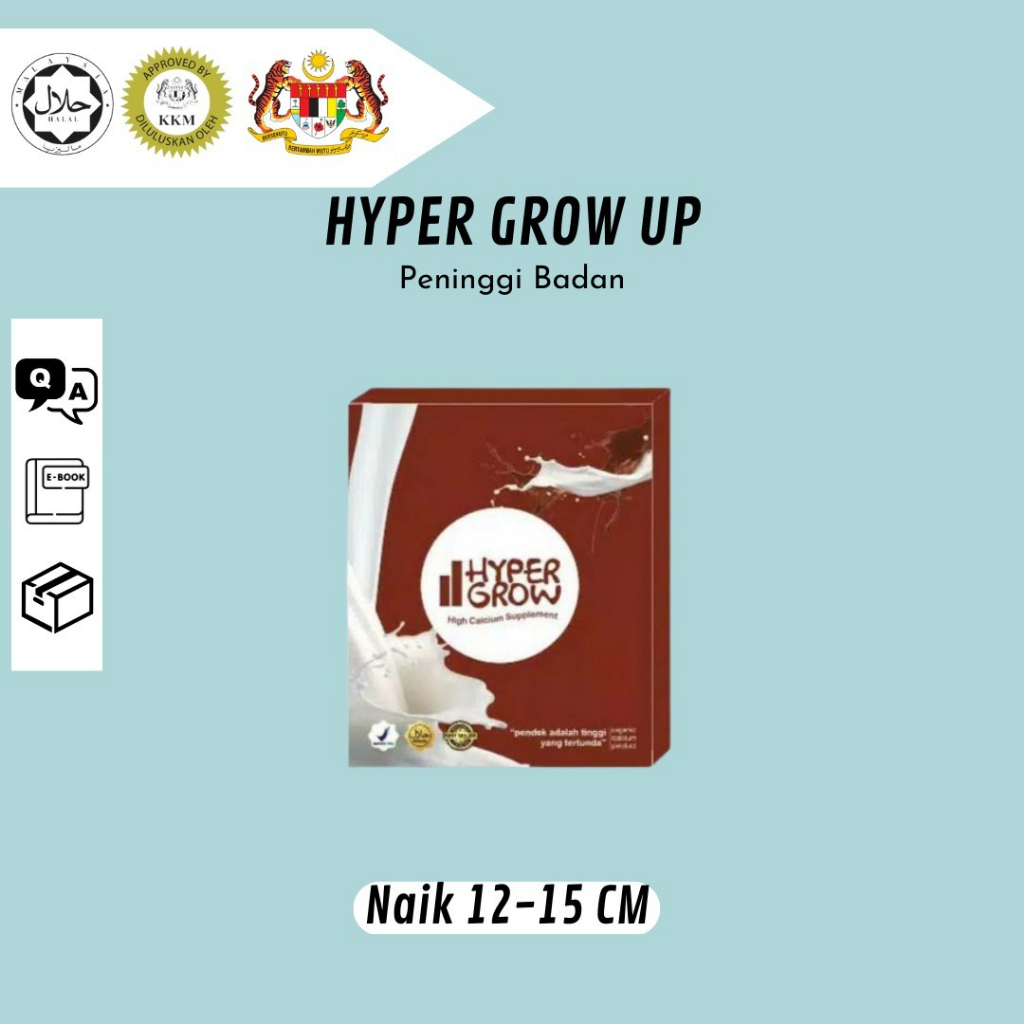 SUSU TINGGI BADAN HYPER GROW UP ORIGINAL supplement ubat tinggi badan ...