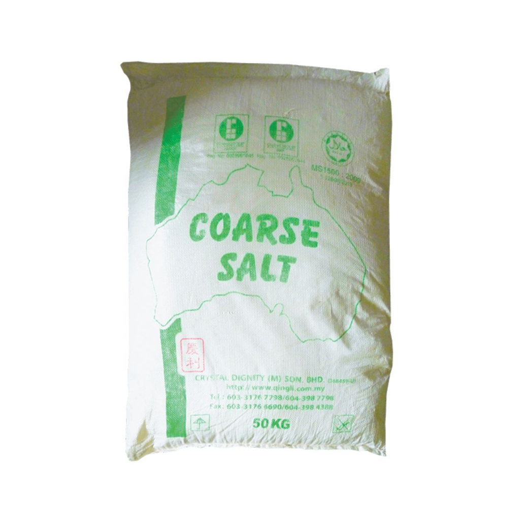 Garam kasar 50kg non iodine coral aquarium garam putih guppy ikan laga ...