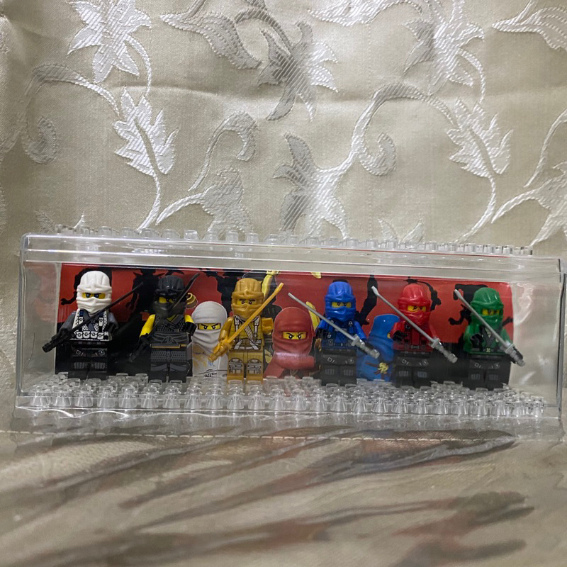 Set display minifigures lego hadiah suprise gift (lego ninja ninjago ...