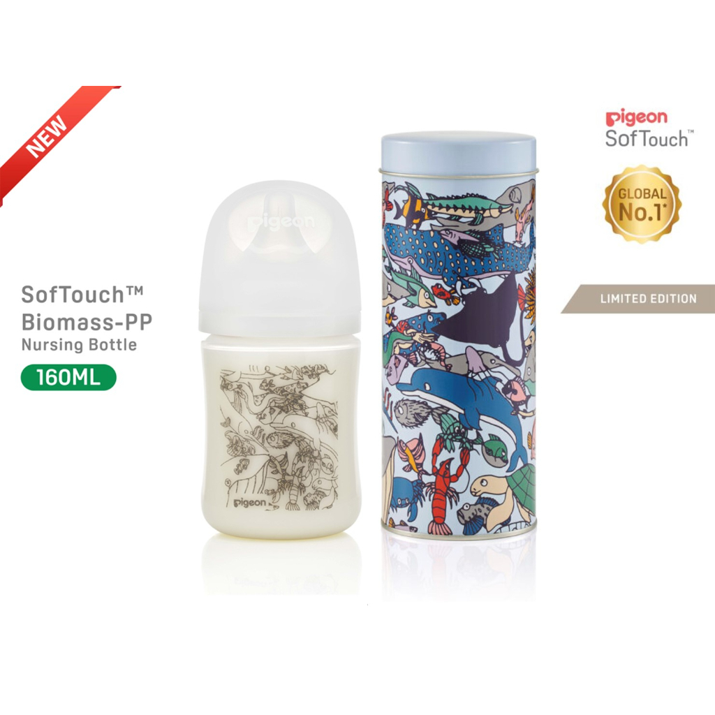 ORIGINAL Pigeon PPSU T-Ester PP Glass SofTouch Wide Neck Baby Bottle Feeding Nursing 160ml 240ml ...