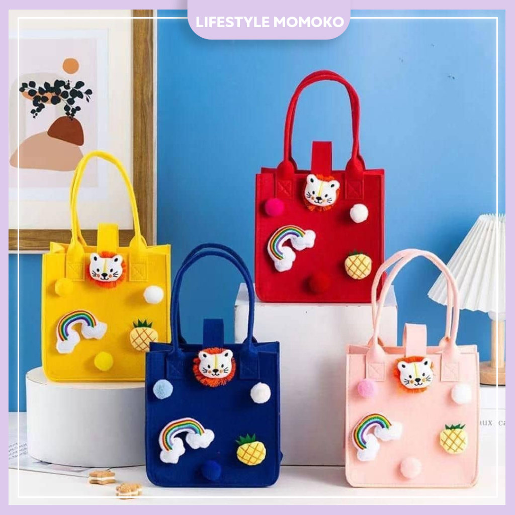 Cartoon Gift Bag Birthday Beg Hadiah Beg Runcit Kartun 卡通礼品袋 Circle ...
