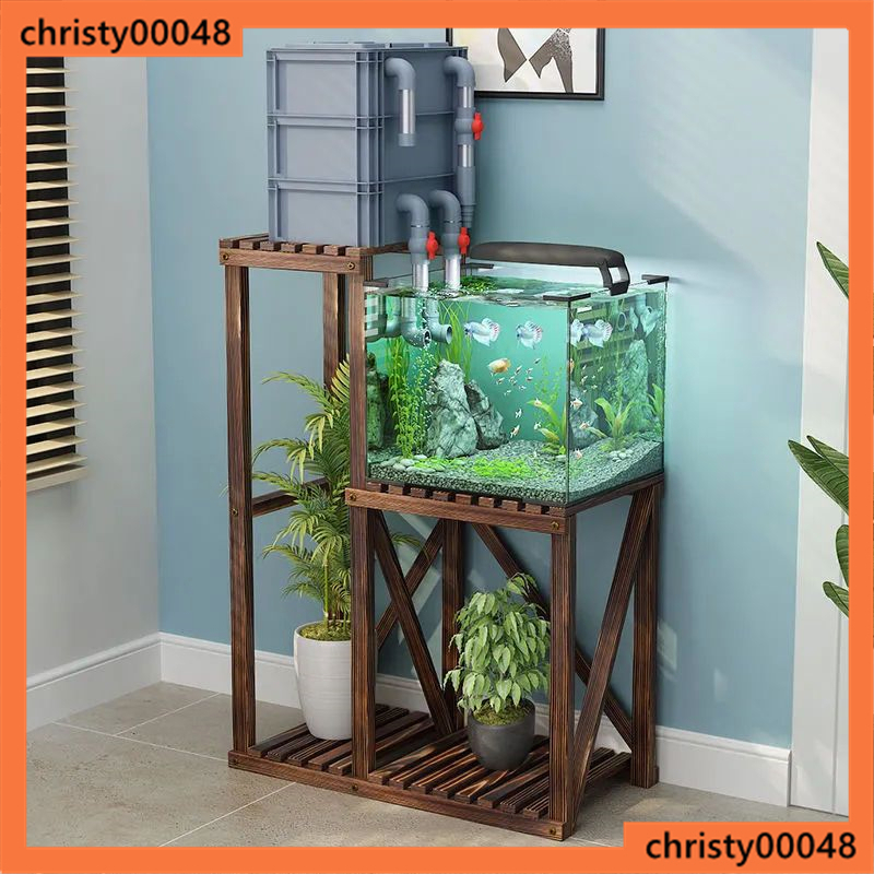 Reinforced Fish Tank Shelf Multi-Layer Indoor Commodity Shelf Balcony ...