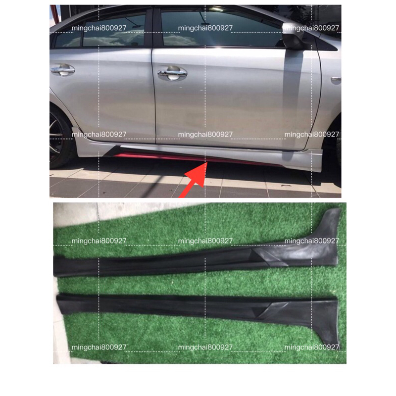 🔥READY STOCK🔥PU2682 TOYOTA VIOS 2013-2018 SIDE SKIRT (68) POLYURETHANE ...