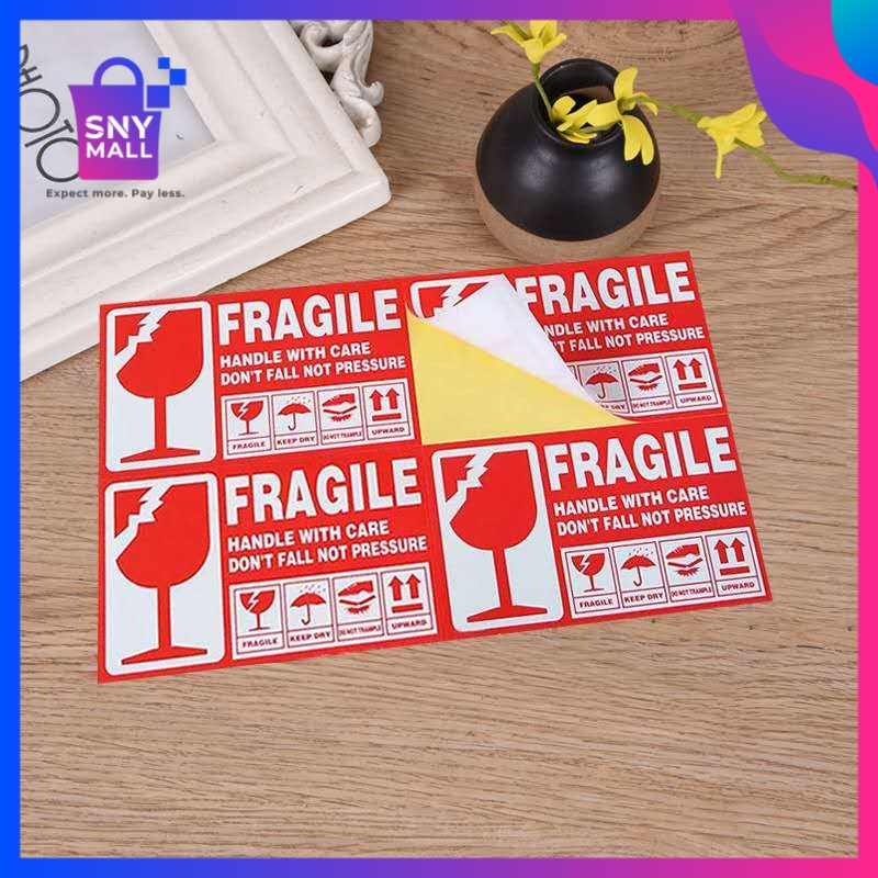 Fragile Label Sticker Warning Lable Sticker 7cm x 13cm- 1000pcs ...