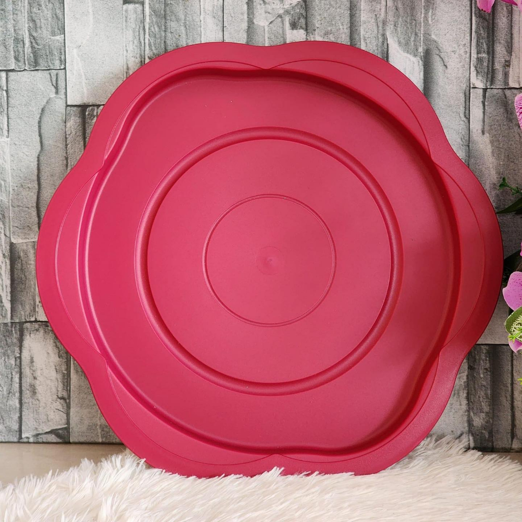 3 colours: Tupperware Spinning Tray Dulang Putar Tupperware 特百惠旋转托盘 ...