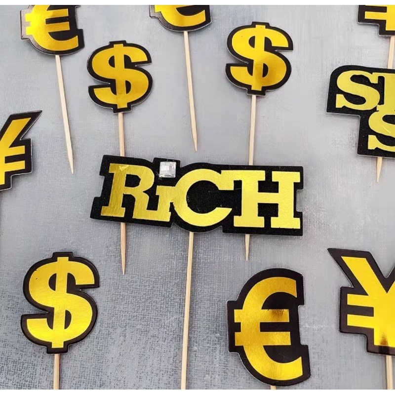 Dollars Sign Cake Topper 美金符号蛋糕插件 | Shopee Malaysia
