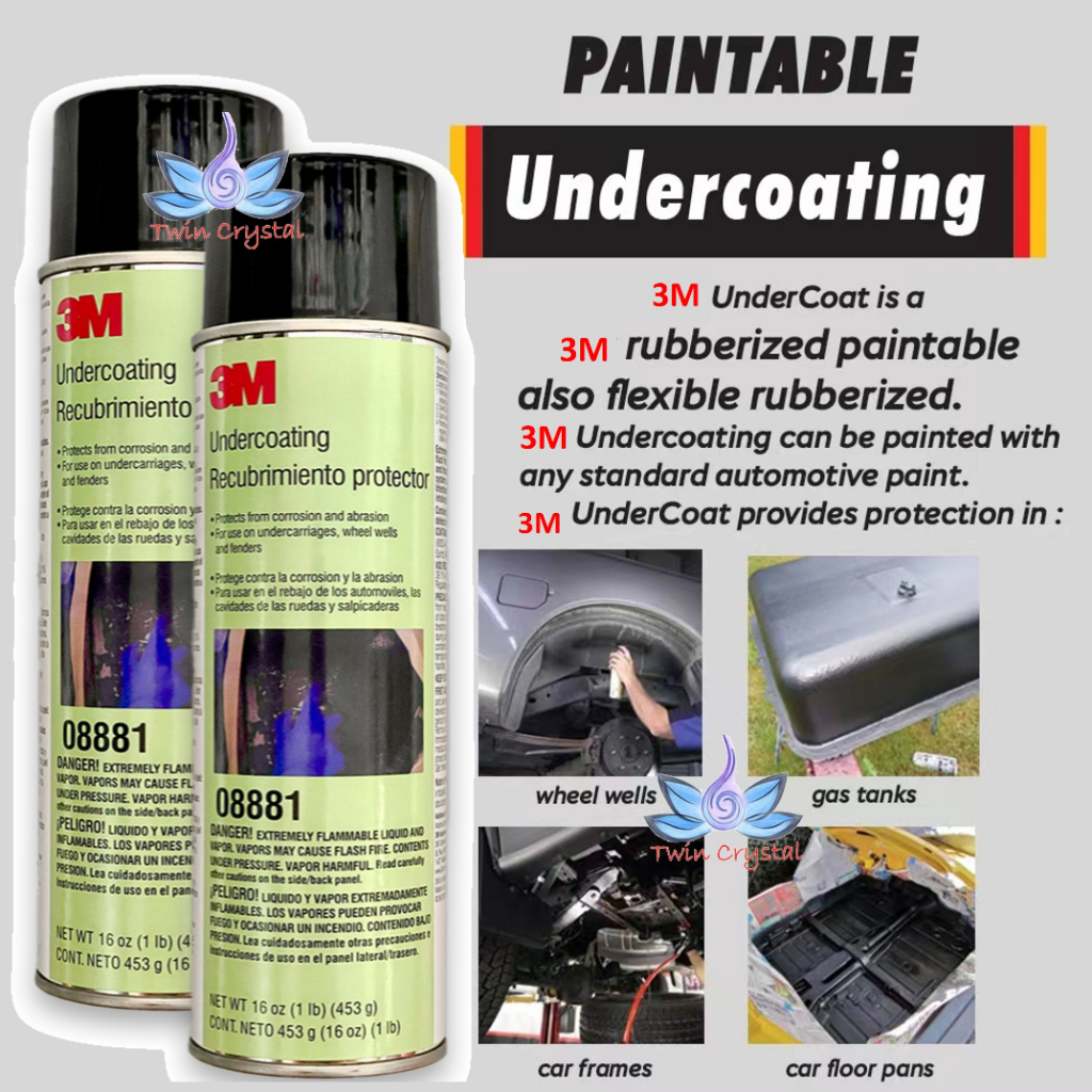 Genuine Car 3M Undercoating Spray Veslee / Spray Man Anti Rust Spray ...