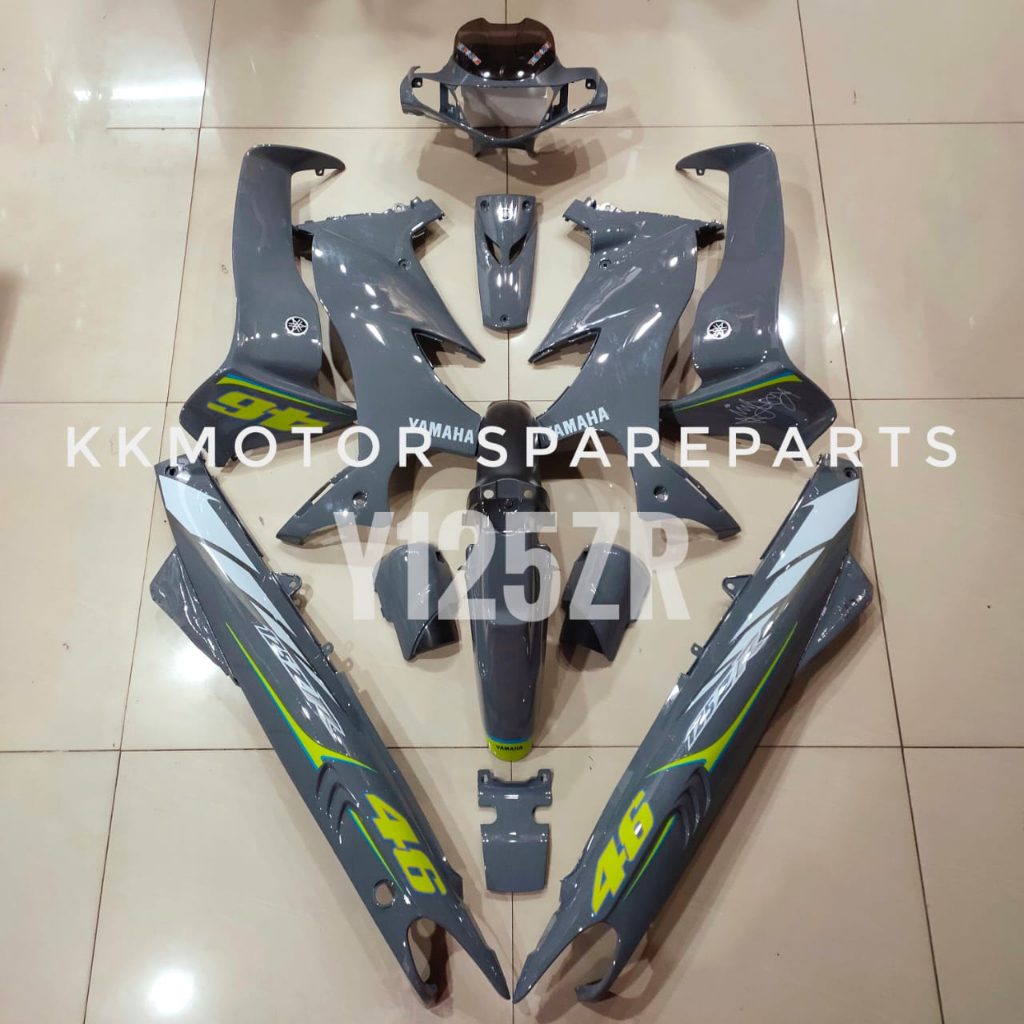 YAMAHA Y125ZR 125-ZR Y125 Y125Z 46 COVER SET SIAP TANAM STICKER SET HLD ...