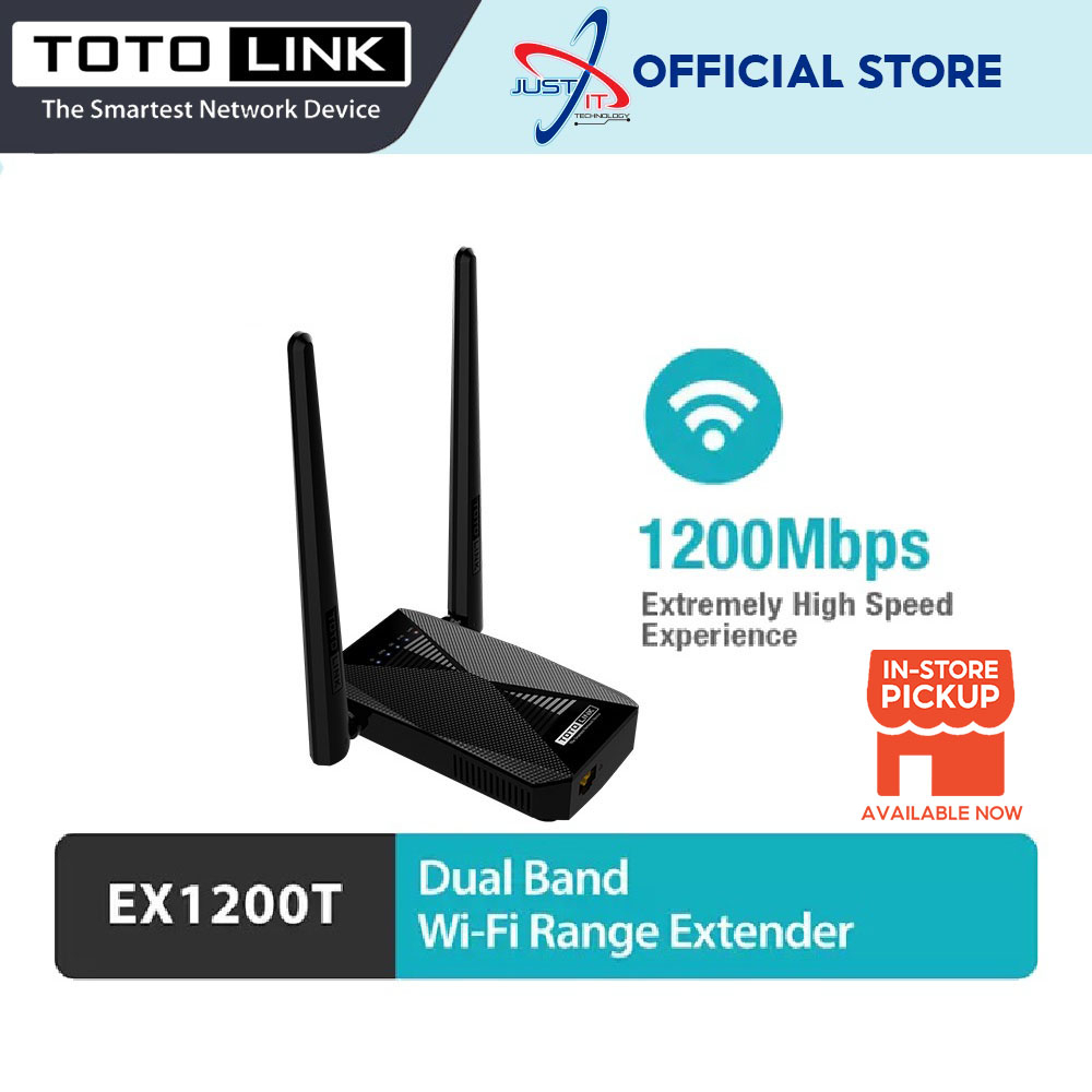 TOTOLINK EX1200T AC1200 DUAL BAND WIFI Extender | Shopee Malaysia