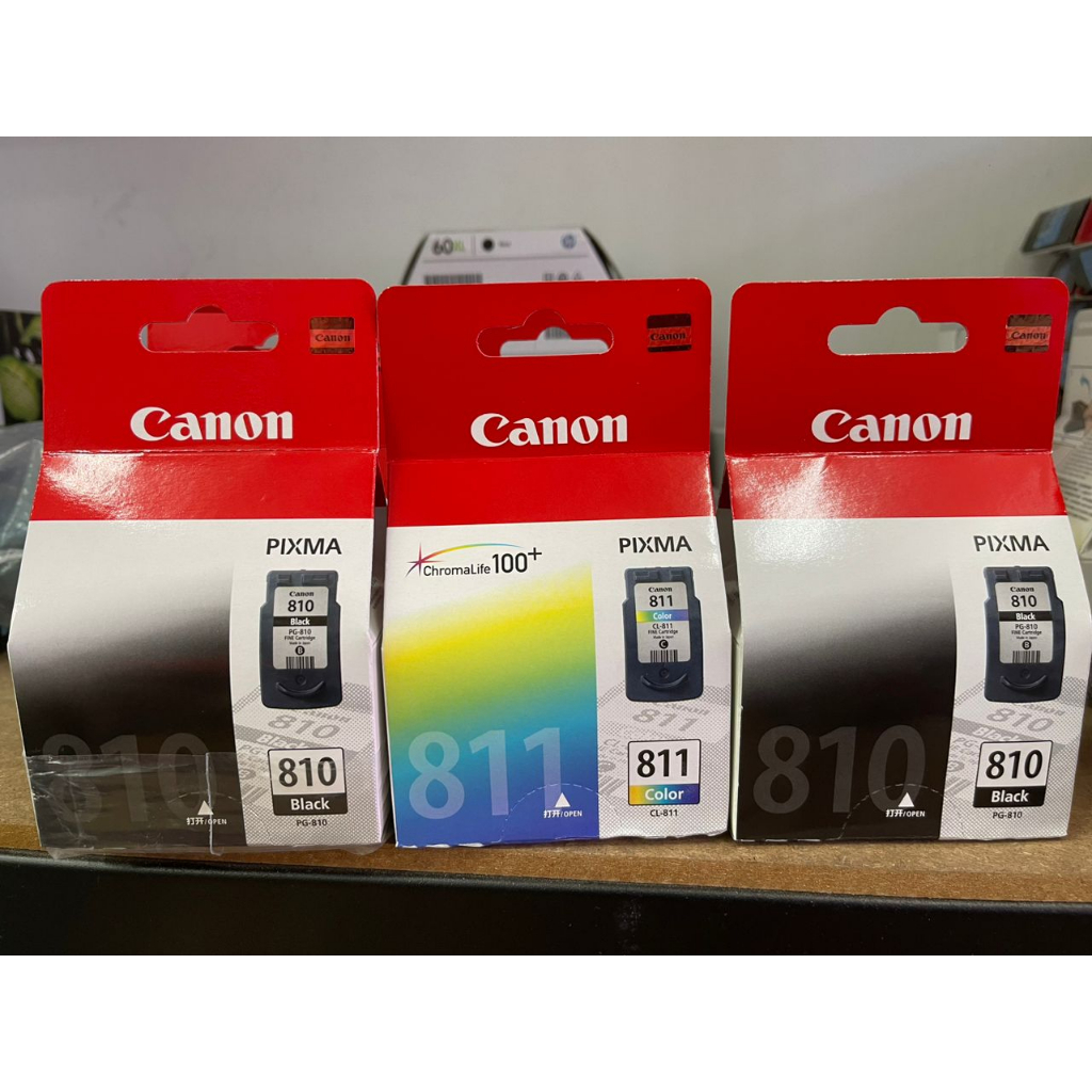 CANON PG-810 (BLACK) & CL 811 (Color) [100%GENUINE FROM CANON] | Shopee ...