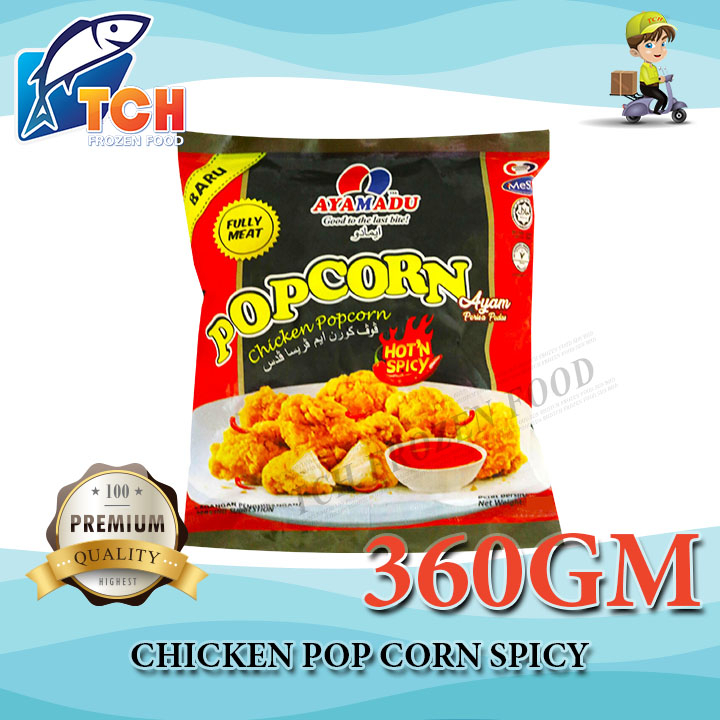 AYAMADU CHICKEN POPCORN HOT AND SPICY, TCH FROZEN FOOD, FRESH FROZEN ...