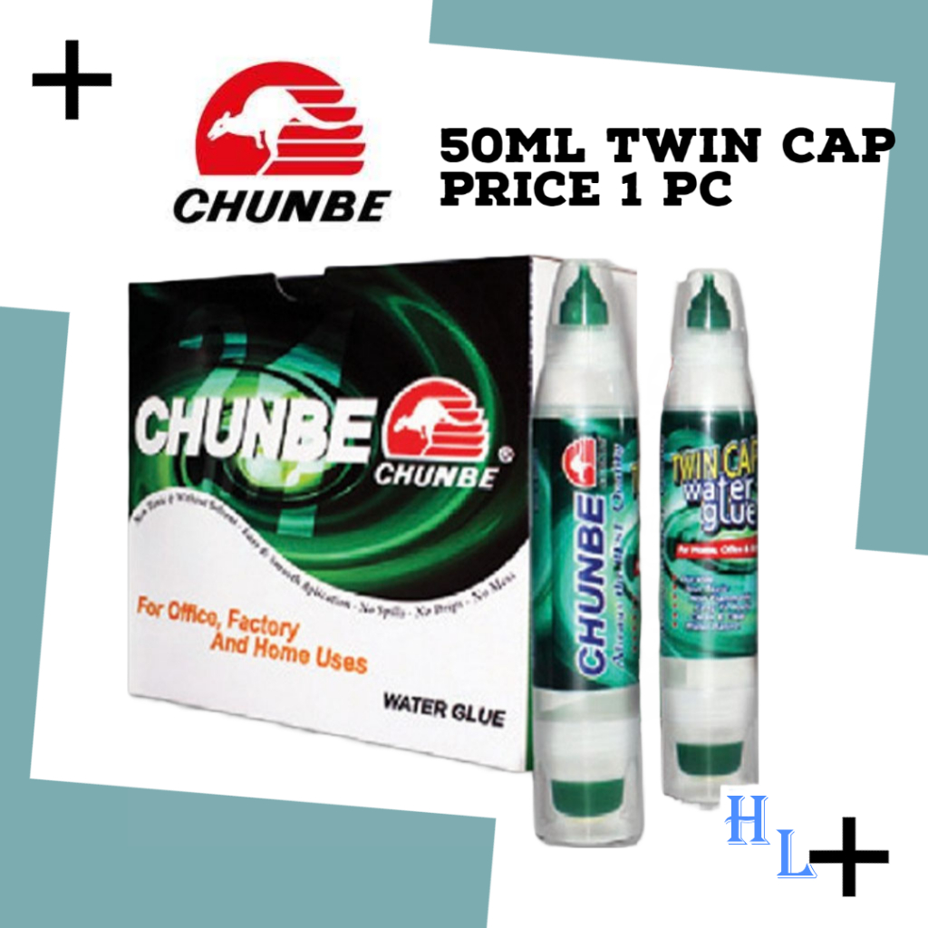 Chunbe 6608 Twin Cap Glue Water Glue 50ml GE 6608 Twincap | Shopee Malaysia