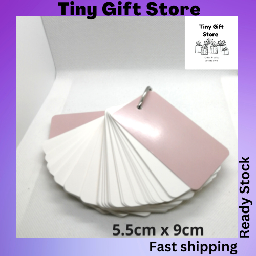 Tiny Gift Store Flash Card for Kids Memo Mini Notebook Ring Binder ...