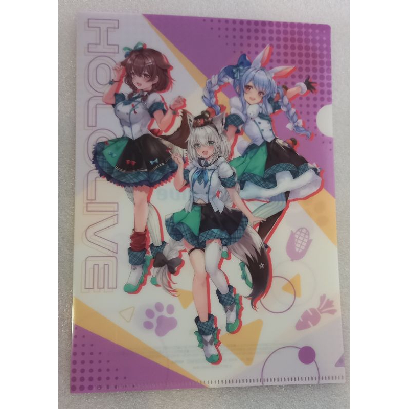 Hololive Clear File Idol Dress Ver Korone Pekora Fubuki Rushia | Shopee ...