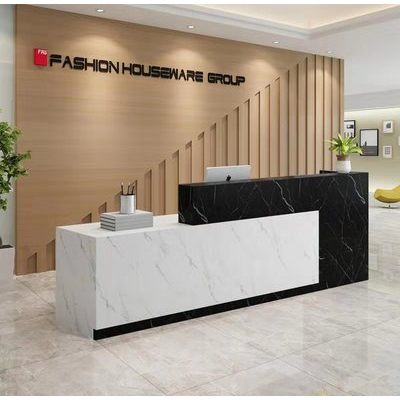 Modern Simple Checkered Bar Counter Receiption Counter Cashier Counter ...