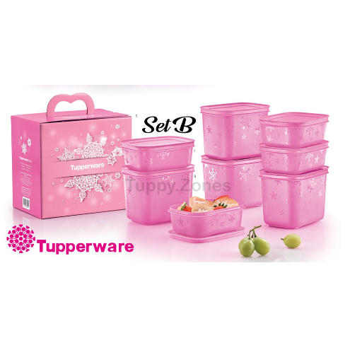 🔥READY STOCK🔥Tupperware PINK Chill Freeze Gift Set | Shopee Malaysia