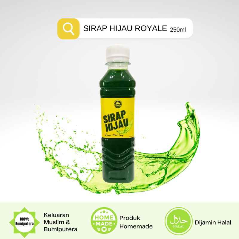 Kordial Sirap Hijau Royale (250ml) | Shopee Malaysia