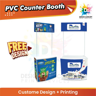 PVC Counter Booth / Promotion Counter Booth /Sampling Booth + Printing ...