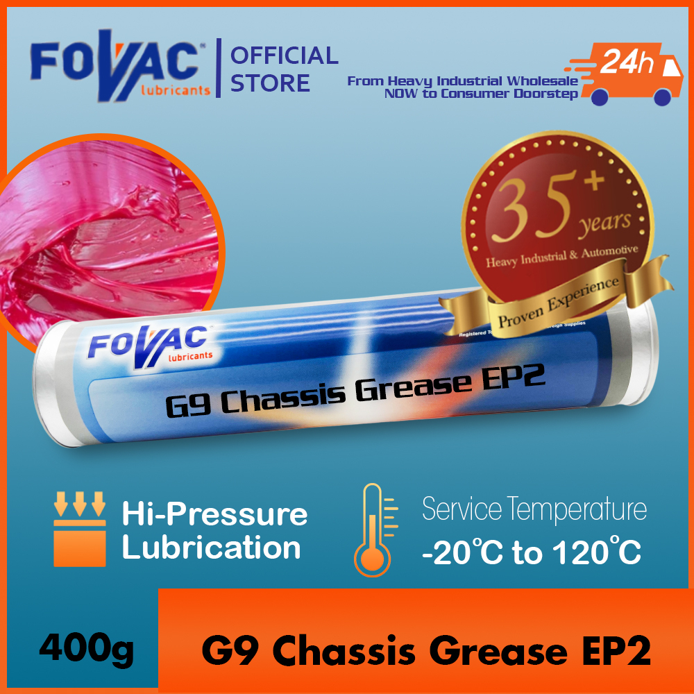 FOVAC G9 Chassis Grease EP2 - 400g | Shopee Malaysia