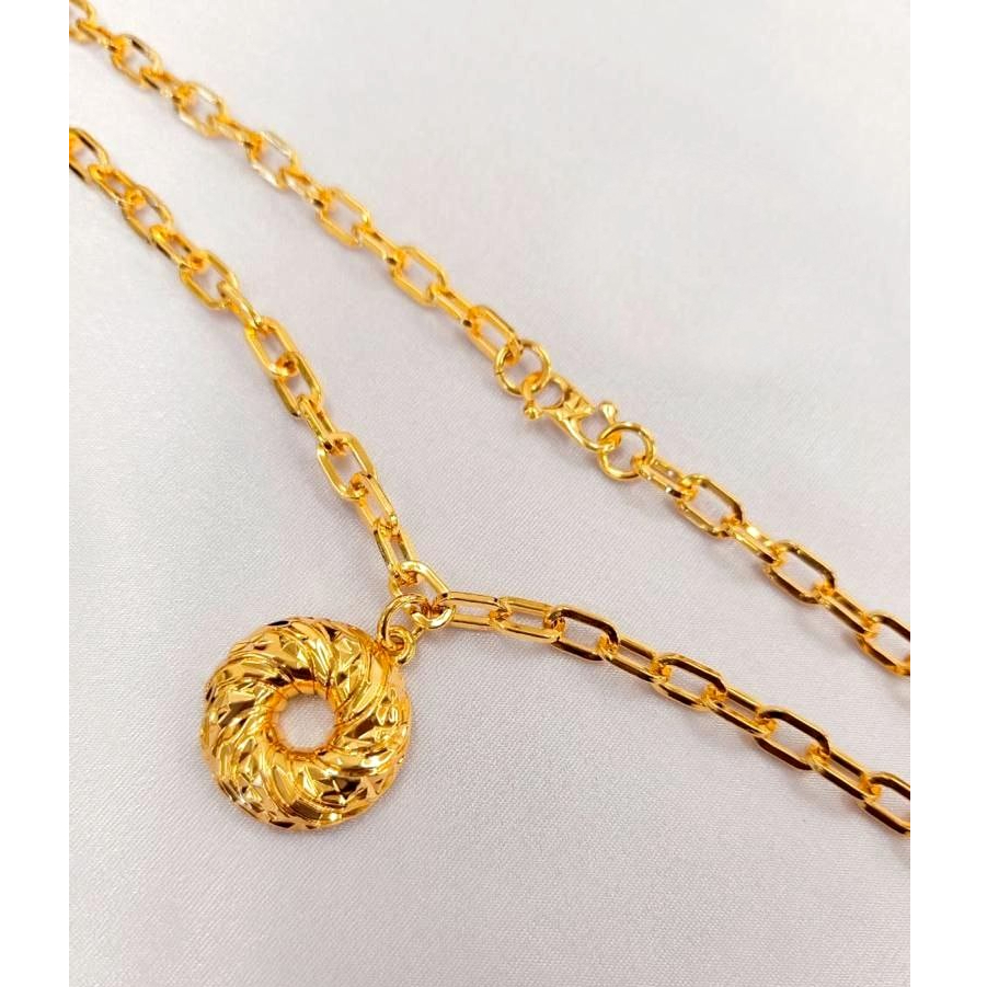 💋 COP 916 PERSIS ORI 💋 EMAS KOREA RANTAI LEHER ( NECKLACE ) 💋 | Shopee Malaysia