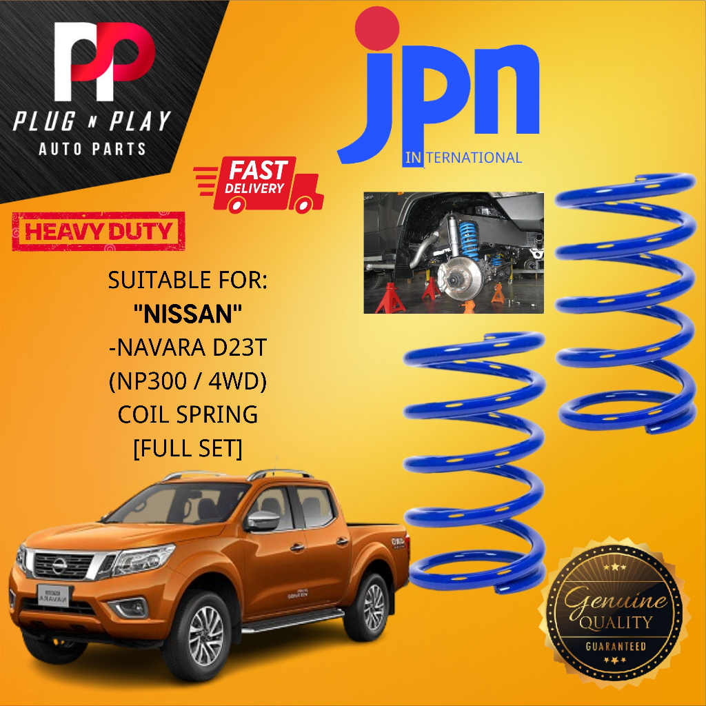 NISSAN NAVARA D23T (NP300 / 4WD) FULL SET FRONT & REAR ORIGINAL JPN ...