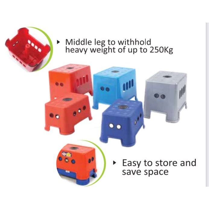 5 LEGGED STOOL 4200 (SMALL) / 4300 (TALL) | Shopee Malaysia