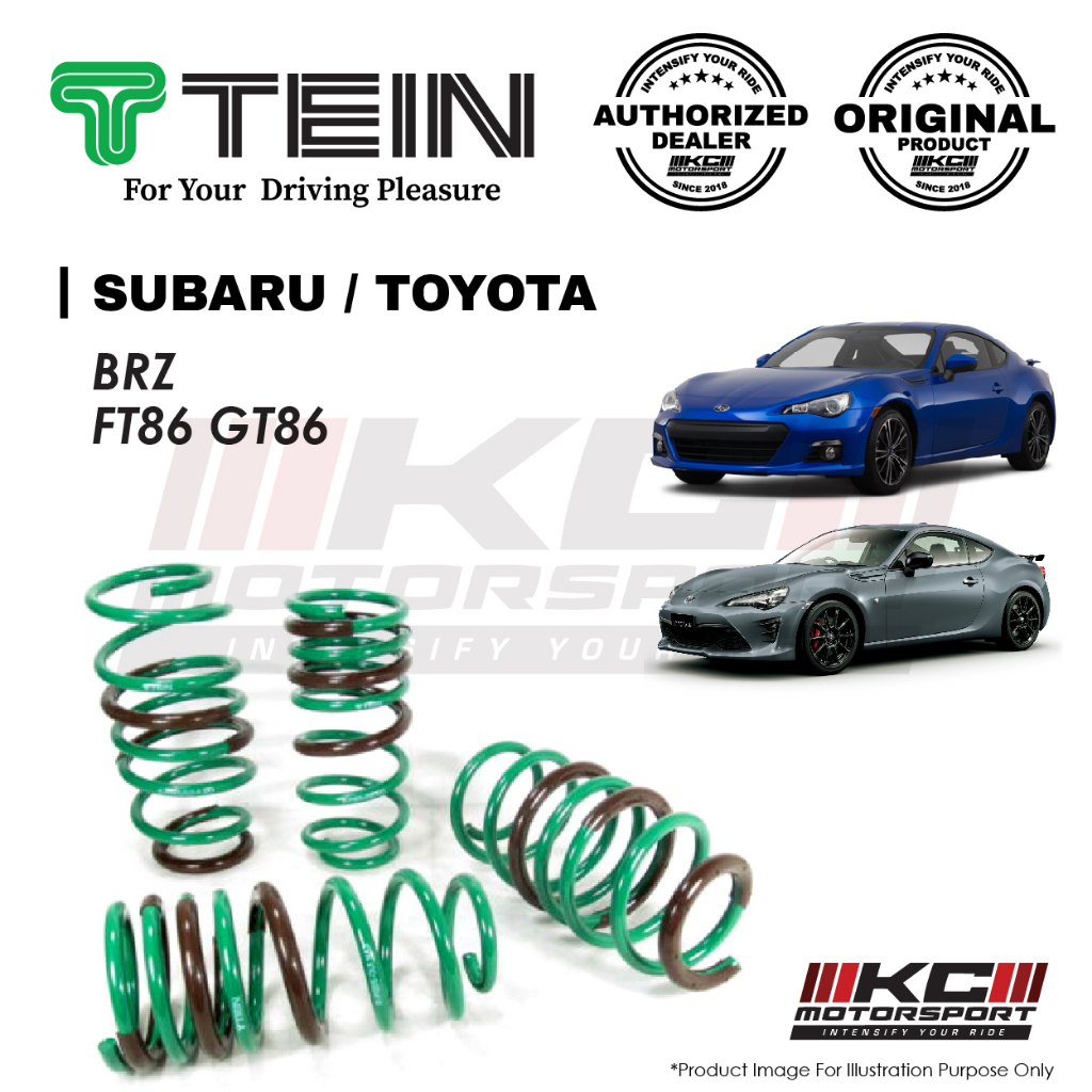 Toyota GT86 FT86 ZN6 / Subaru BR-Z BRZ ZC6 2012+ - TEIN S Tech Sport Spring | Shopee Malaysia