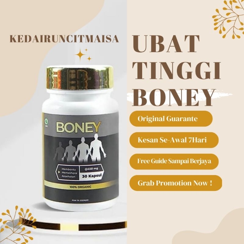 Boney Original Ubat Supplement Tinggi Promotion Halal Free Guide Sampai ...