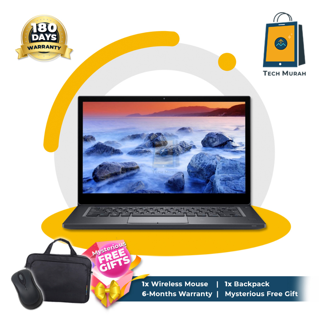 DELL LAPTOP 7470 Refurbished - i7 Gen 6 8GB RAM 256GB SSD M.2 14" Win ...