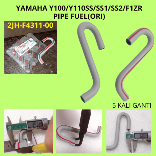 Petrol Hose Fuel Pipe Tank Hose Yamaha SS110 /Y110/SS1/SS2/F1ZR/Y100 ...