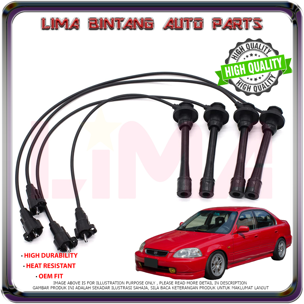 Honda Civic EJ EK SO4 Spark Plug Cable Wire High Quality | Shopee Malaysia