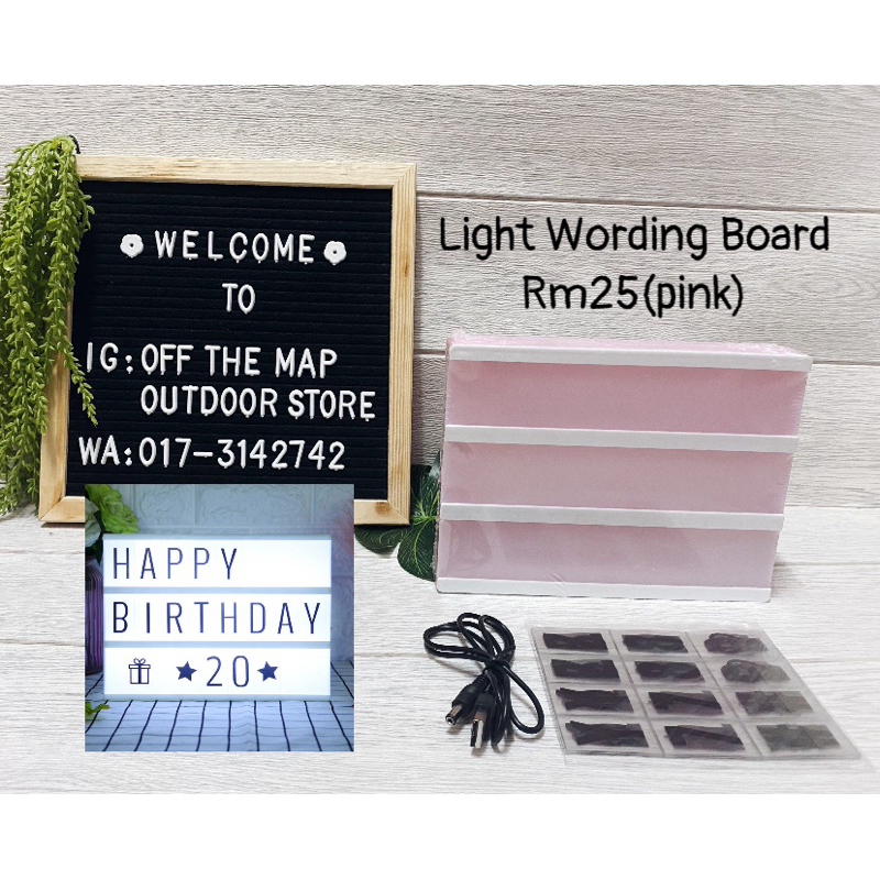 LED light wording board | Shopee Malaysia