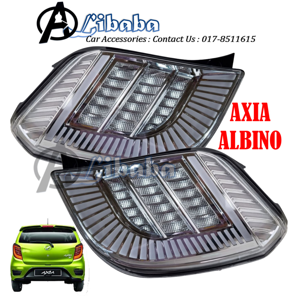 Perodua AXIA ALBINO LED Rear Tail Lamp Running Led Light | Shopee Malaysia