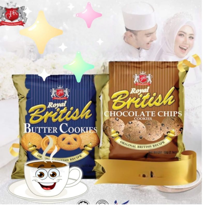 GPR British Butter Cookies 60g/GPR British Chocolate Chips 60g | Shopee Malaysia