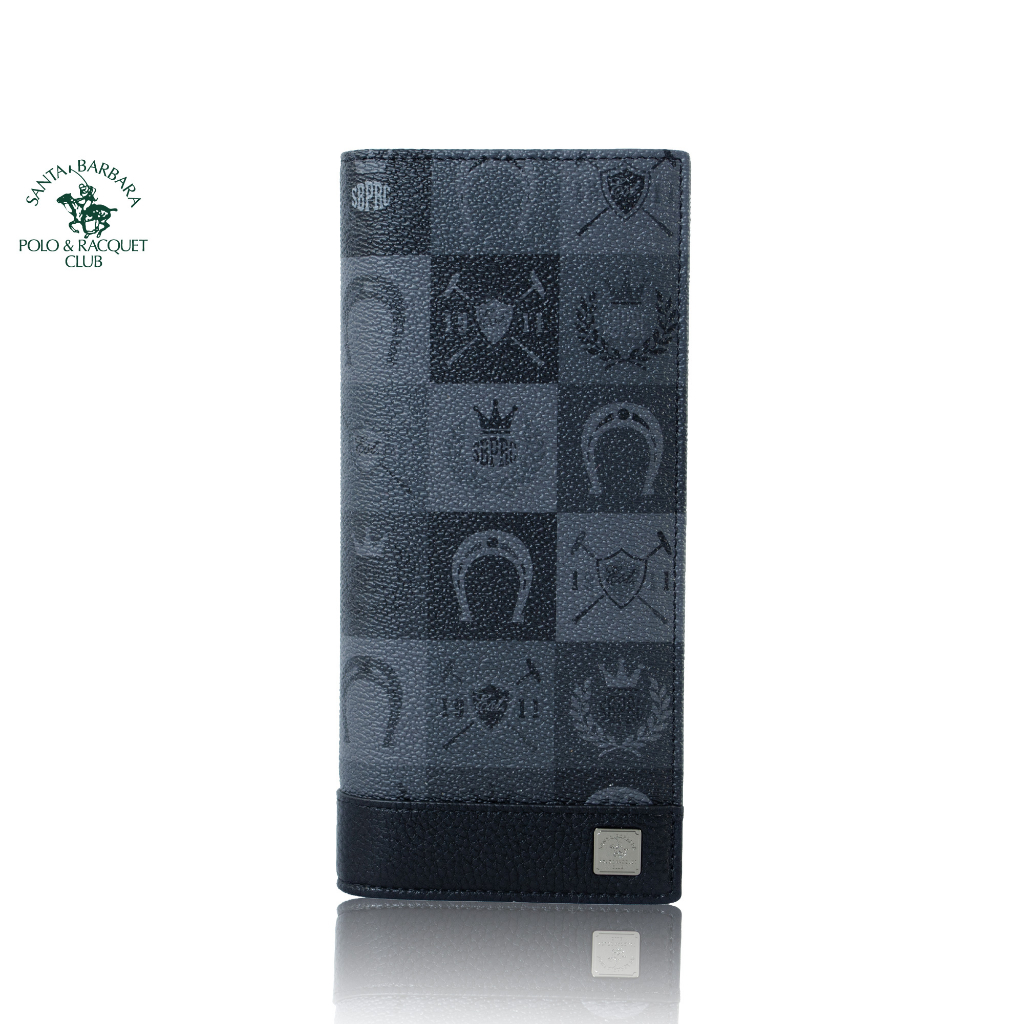 Santa Barbara Polo & Racquet Club Men's Monogram RFID Secure Bi-fold ...