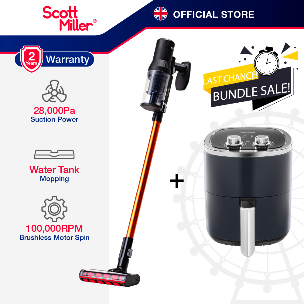 [Bundle deal] Scott Miller Cordless Vacuum Cleaner SM-V8000 Detachable ...