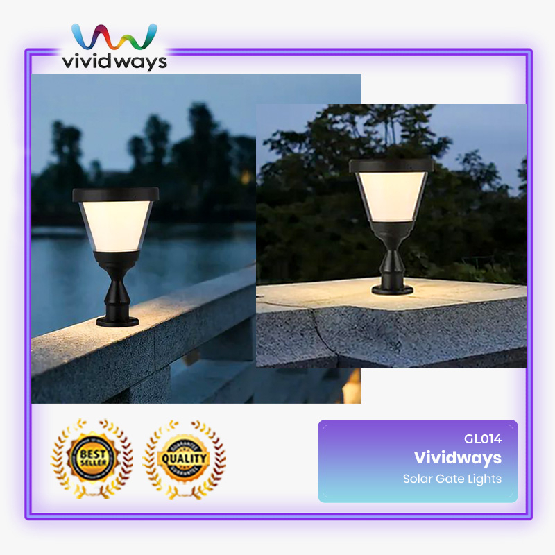 K2 VIVIDWAYS SOLAR GATE LIGHT GL014 LAMPU PAGAR SOLAR | Shopee Malaysia